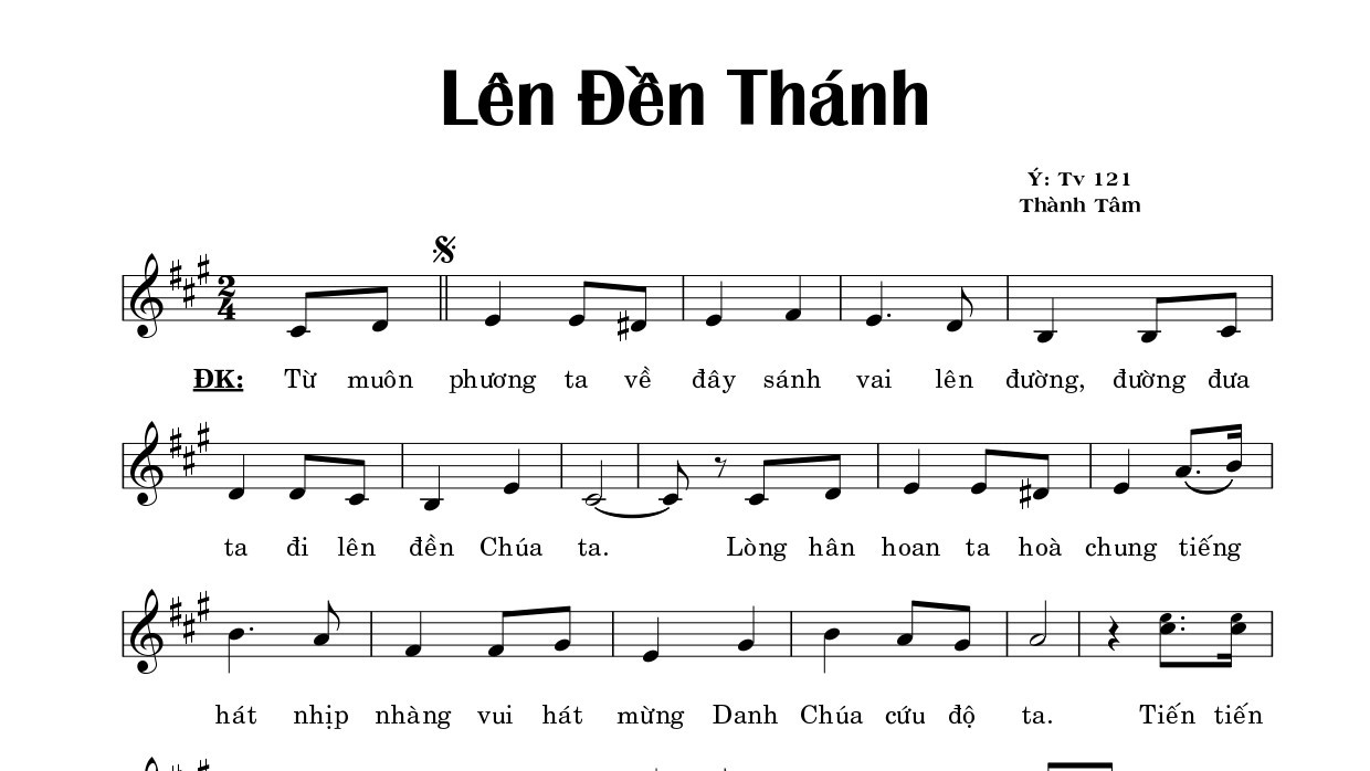 LÊN ĐỀN THÁNH - Thành Tâm