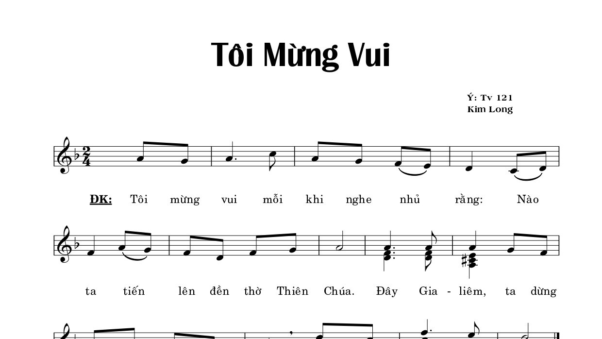 Tôi mừng vui - Kim Long